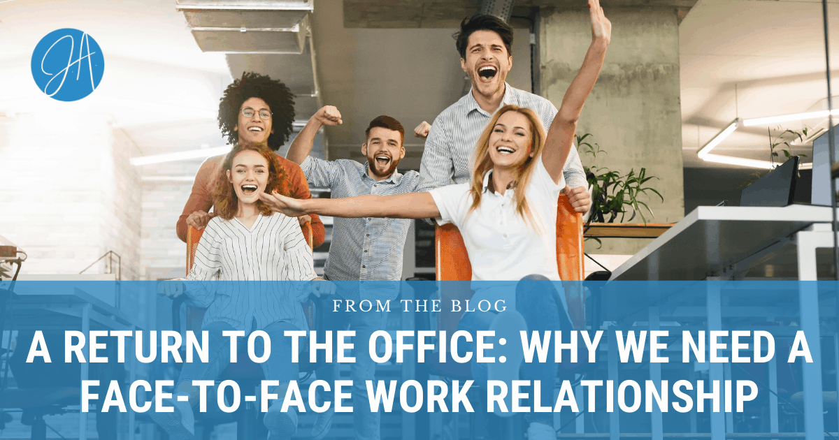A return to the office: Why we need a face-to-face work relationship